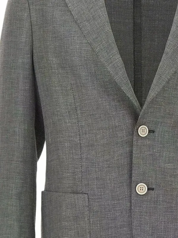 Eleventy Single-breasted Peak-lapel Blazer