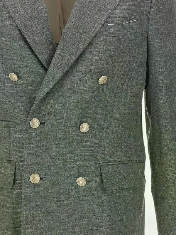 Eleventy Double-breasted Blazer