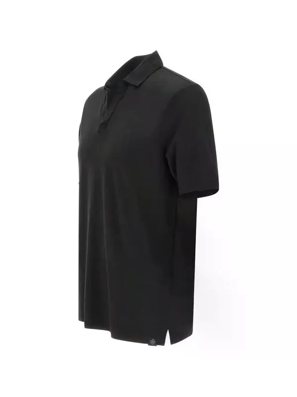 GRAN SASSO Open-collar Short-sleeve T-shirt