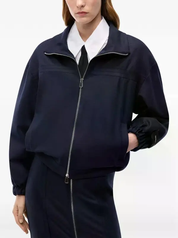 Pinko Zip-up Funnel Neck Coat