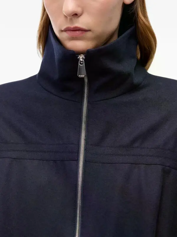 Pinko Zip-up Funnel Neck Coat