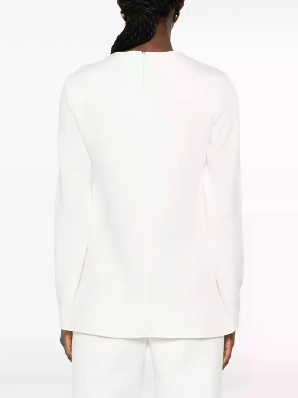 Max Mara Long-sleeve Top - White