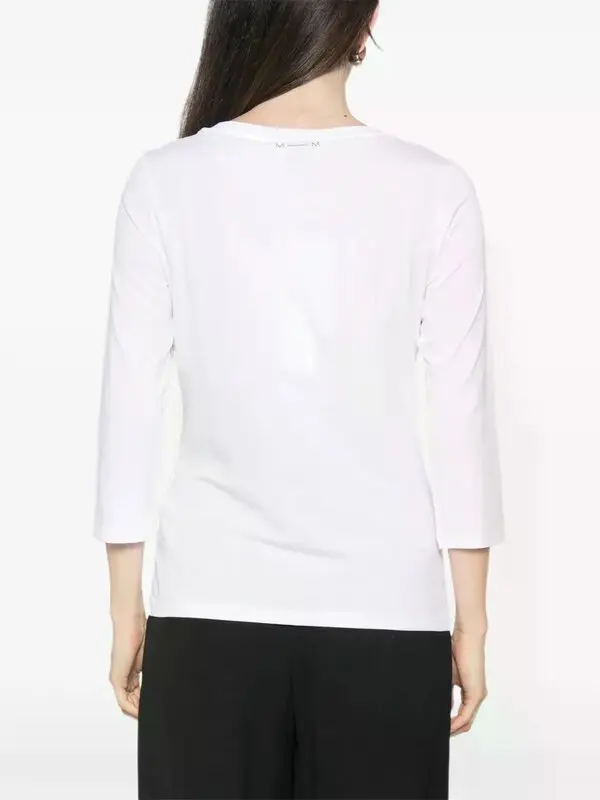 Max Mara Lorata Three-quarter Sleeve T-shirt - White