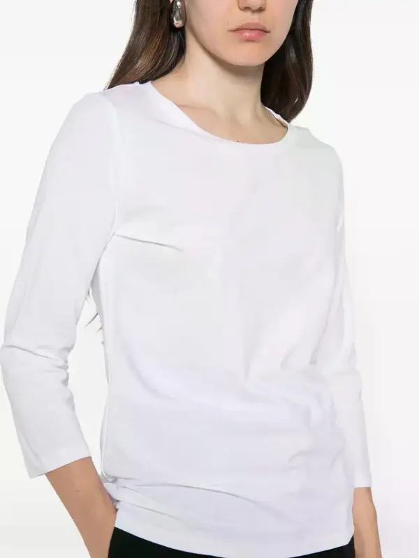 Max Mara Lorata Three-quarter Sleeve T-shirt - White