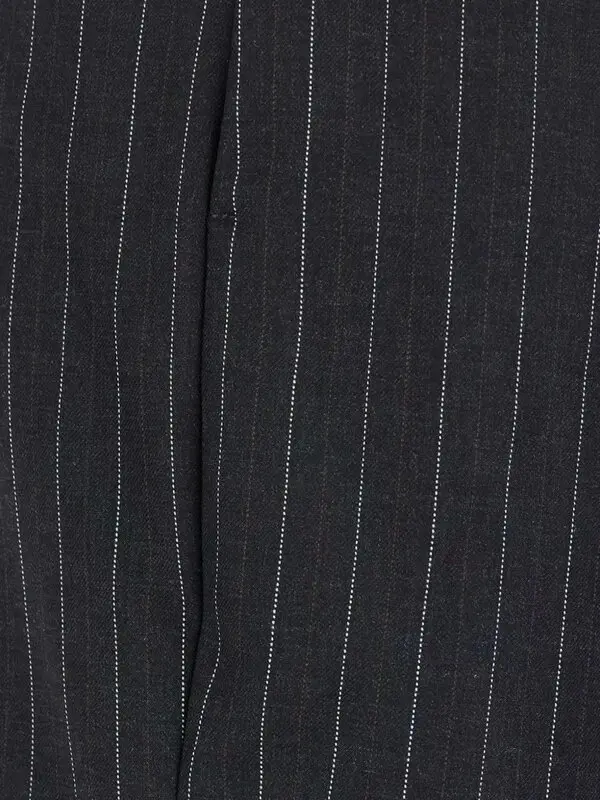 SEMICOUTURE Lola Pinstripe-pattern Turn-up-cuff Trousers