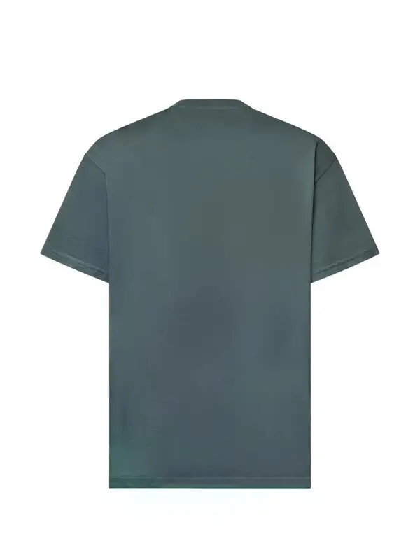 VIVIENNE WESTWOOD Graphic-print Orb-embroidered T-shirt - Green