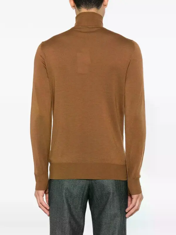 Canali Roll-neck Wool Sweater