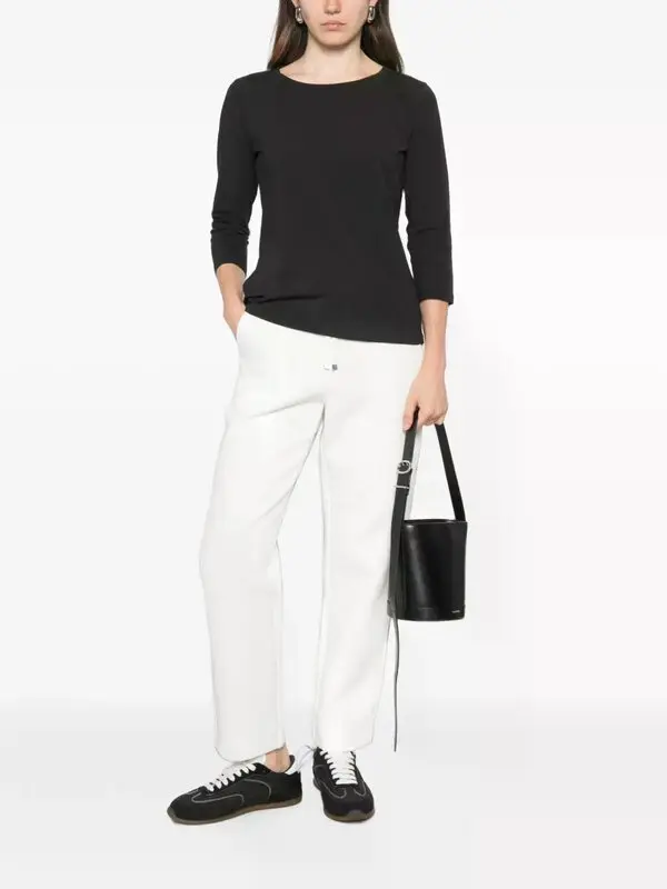Max Mara Zinnia Drawstring Straight-leg Trousers