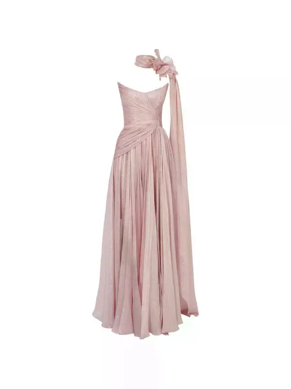 IRIS SERBAN Pleated Draped Gown