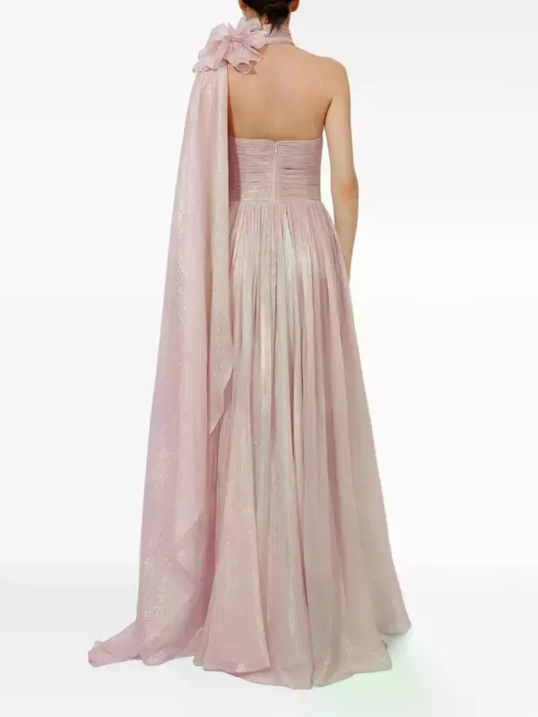 IRIS SERBAN Pleated Draped Gown