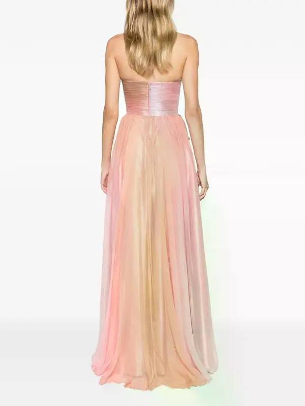 IRIS SERBAN Pleated Draped Gown