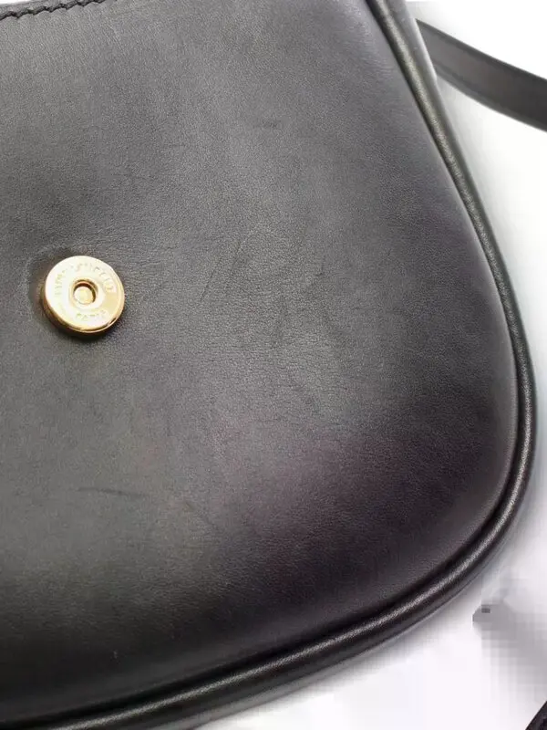 Saint Laurent Small Leather Shoulder Bag - Black