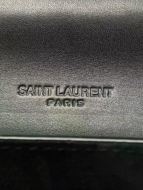 Saint Laurent Small Leather Shoulder Bag - Black