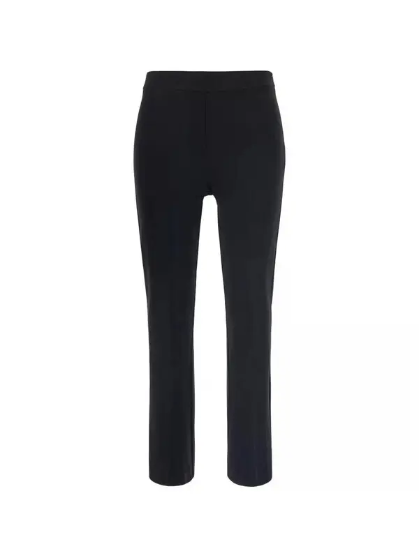 JUCCA Pressed-crease Elasticated-waist Trousers - Black