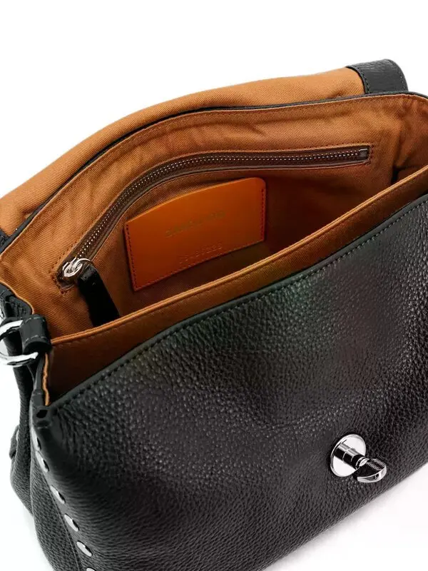 ZANELLATO Small Postina Textured-leather Shoulder Bag