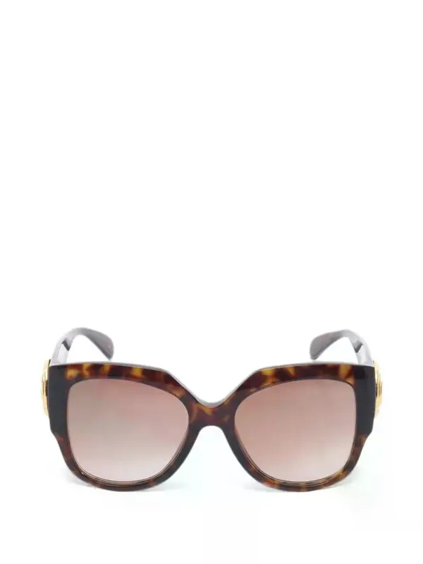 Gucci Tortoiseshell-effect Interlocking G Sunglasses