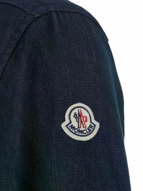 Moncler Western-yoke Denim Shirt
