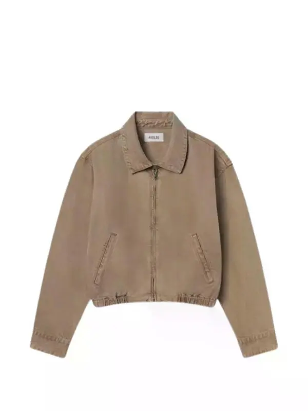 AGOLDE Nile Elasticated-hem Denim Jacket