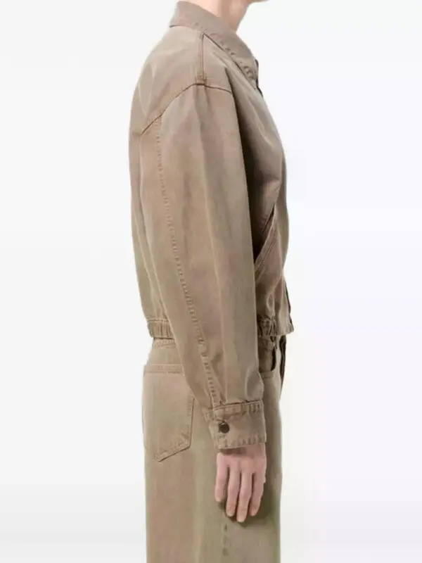 AGOLDE Nile Elasticated-hem Denim Jacket