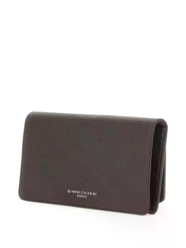 GIANNI CHIARINI Grain Pebbled Leather Wallet