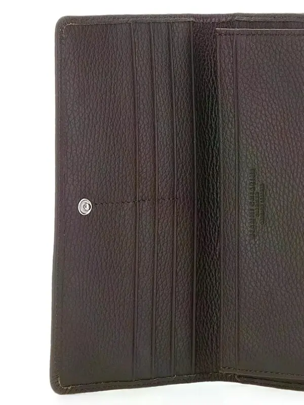 GIANNI CHIARINI Grain Pebbled Leather Wallet