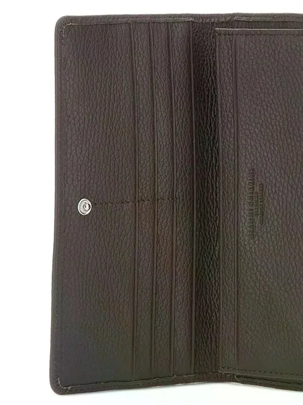 GIANNI CHIARINI Grain Pebbled Leather Wallet