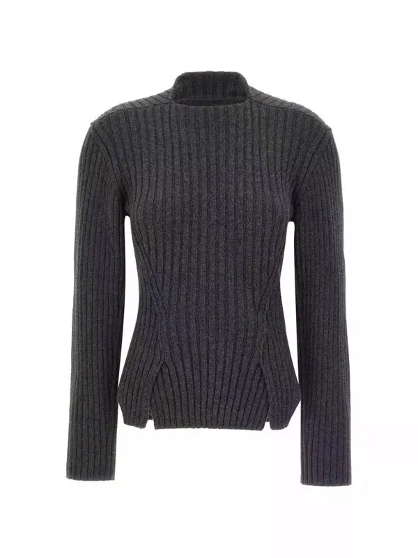 Victoria Beckham Ribbed-knit Wool-cashmere Sweater