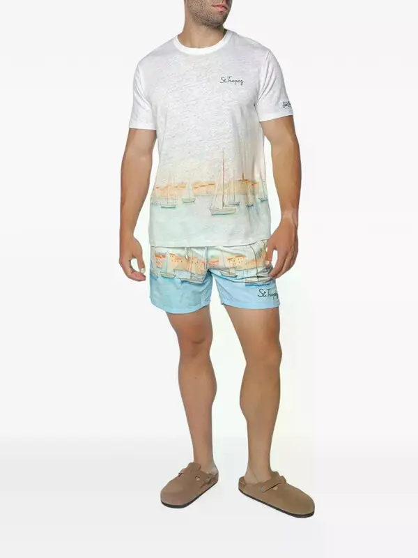 MC2 SAINT BARTH Ecstasea N St Tropez Embroidered T-shirt
