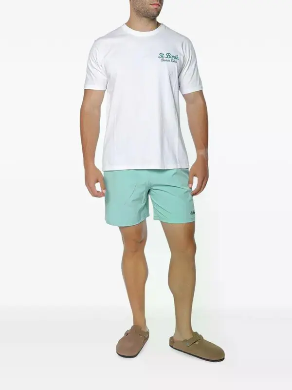 MC2 SAINT BARTH Comfort Logo-embroidered Drawstring Swim Shorts