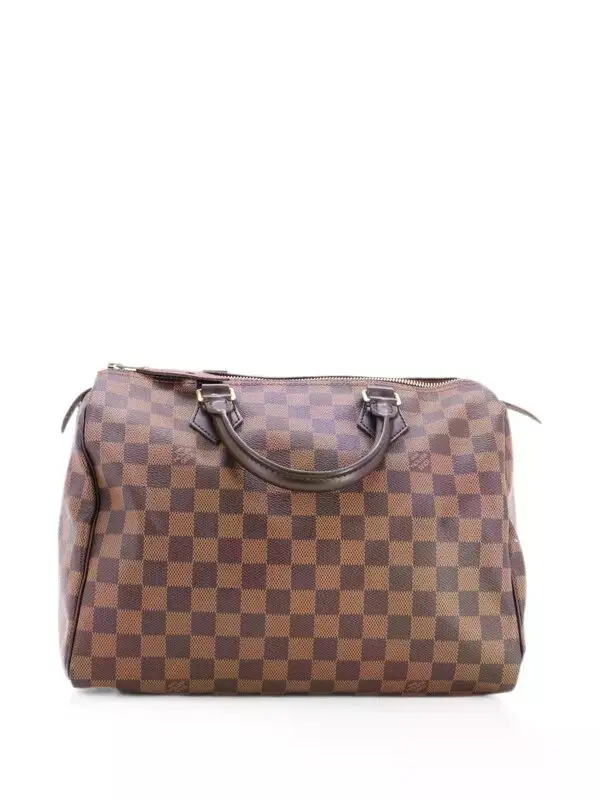 LOUIS VUITTON Speedy Handbag Damier 30 Satchel