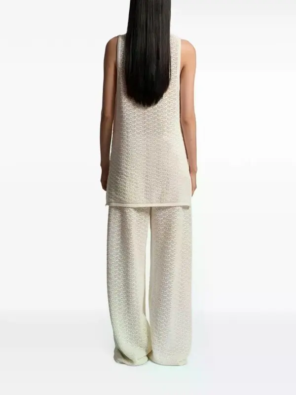BOSS Open-knit Sleeveless Top