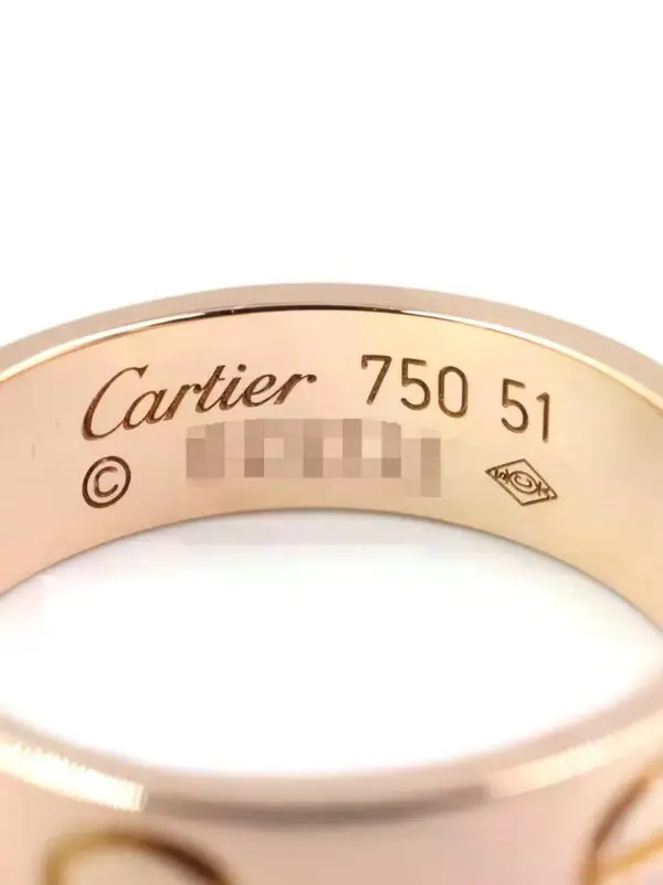 Cartier 18kt Rose Gold Love Ring