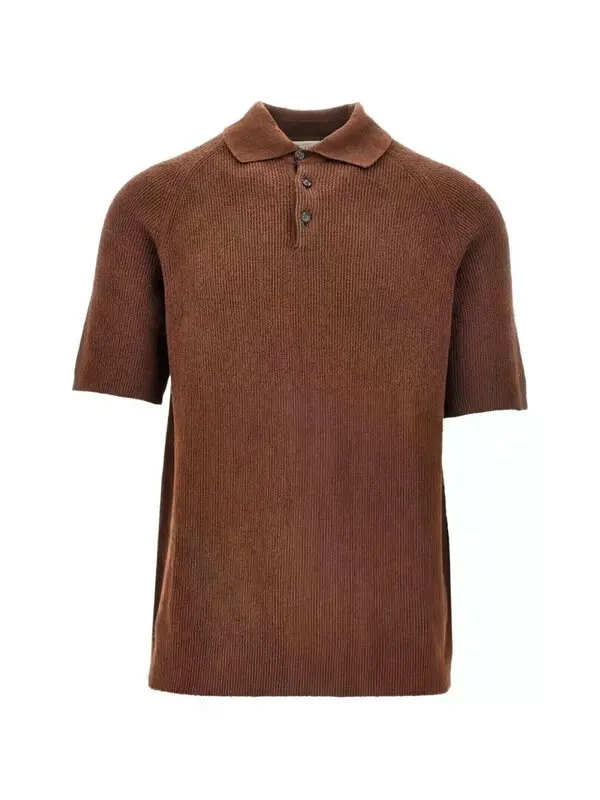 GALLIA Buttoned Polo Shirt