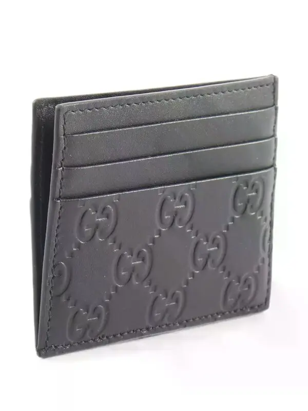 Gucci 2020s Gg Emblem Card Case - Black