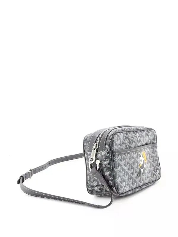 Goyard Cap Vert Crossbody Bag In Printed Coated Canvas