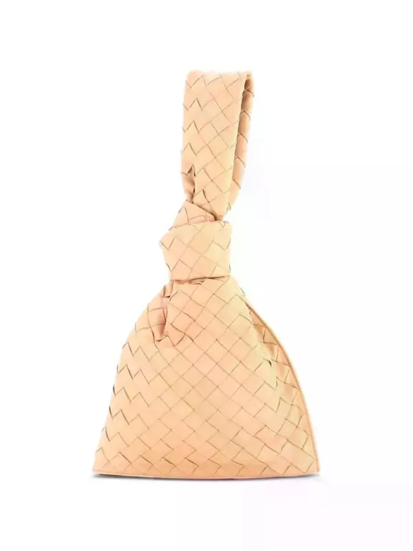 Bottega Veneta Twist Intrecciato Nappa Mini Clutch Bag - Neutrals