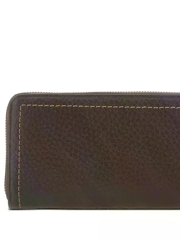 GIANNI CHIARINI Large Bubble Leather Wallet - Brown
