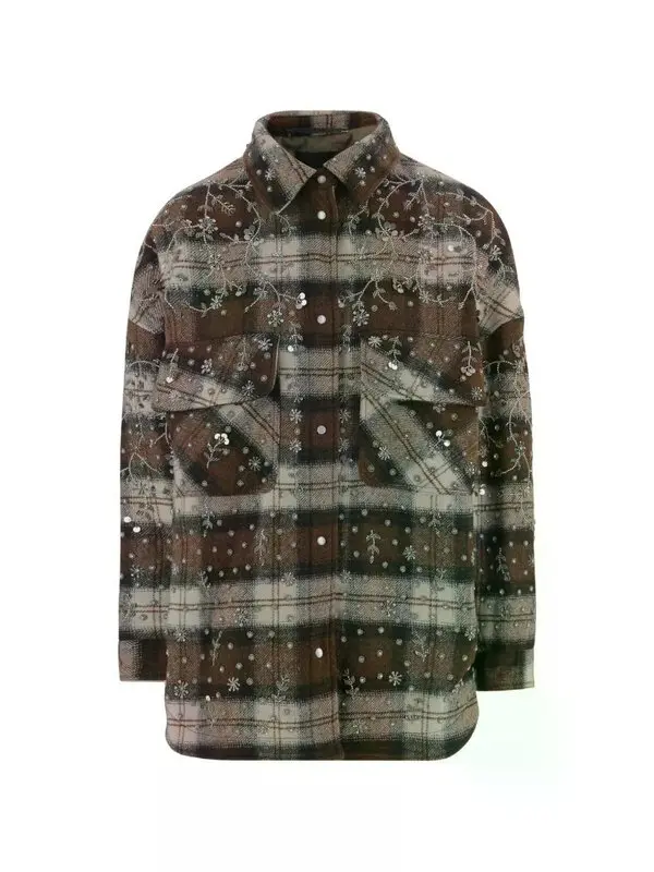 Stella McCartney Embroidered Check Jacket