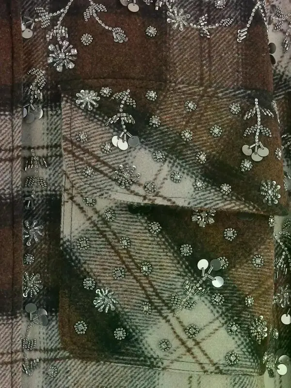 Stella McCartney Embroidered Check Jacket