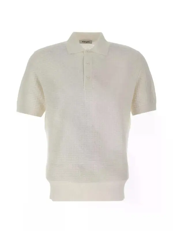 KANGRA Short-sleeve Polo Shirt - White