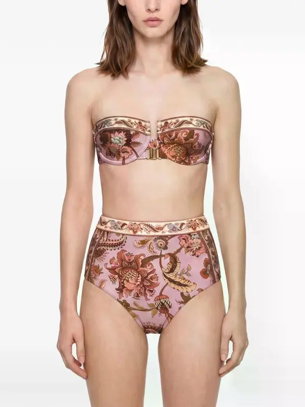 Zimmermann Aster Balconette Bandeau Bikini Top