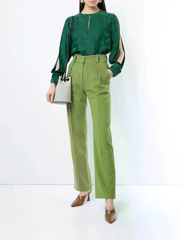 Stella McCartney Horse-jacquard Blouse
