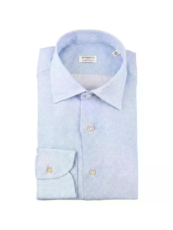 BORRIELLO NAPOLI Houndstooth-pattern Shirt