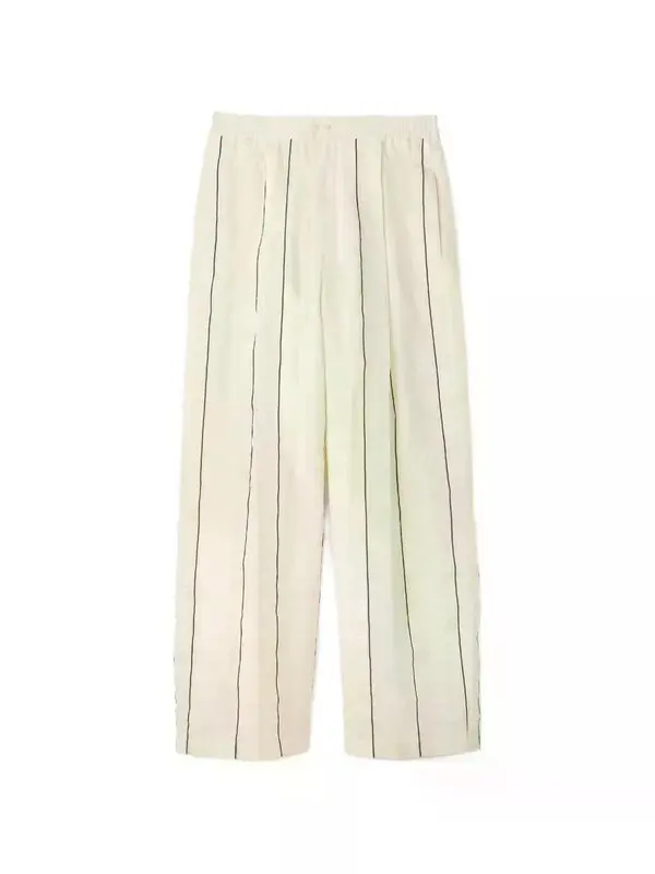 Jacquemus Striped Wide-leg Pants - Neutrals