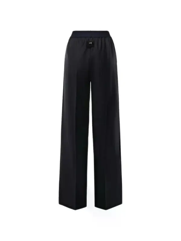 Pinko Herringbone-pattern Wide-leg Trousers