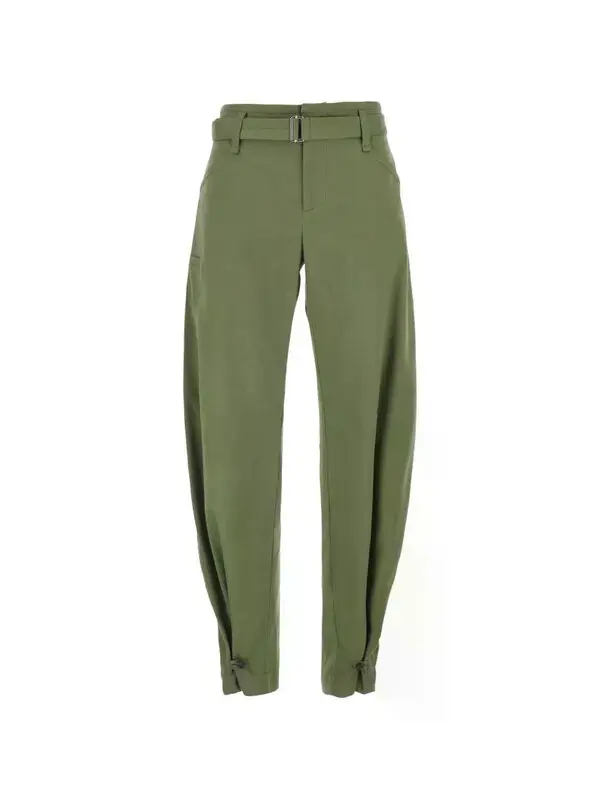 SEMICOUTURE Ryana Belted Button-cuff Trousers