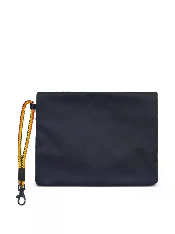 K-WAY Nimes Logo-patch Pouch - Blue