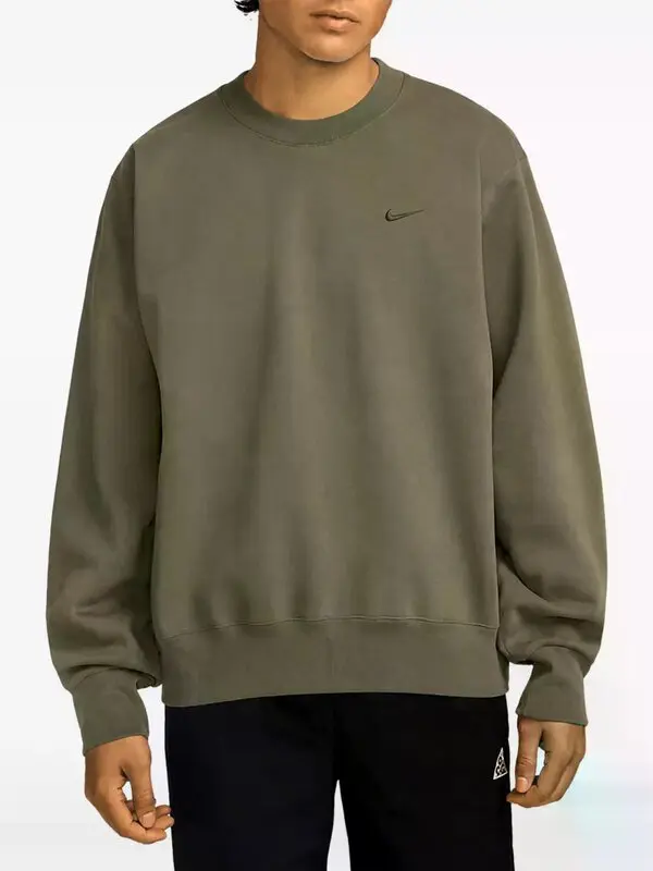 Nike Embroidered Logo Crewneck Sweatshirt - Green