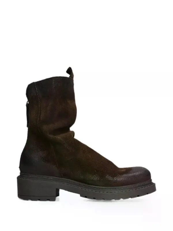 METISSE Distressed-effect Ankle Boots