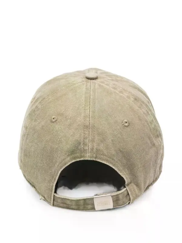 MAISON MARGIELA Logo-embroidered Distressed Baseball Cap